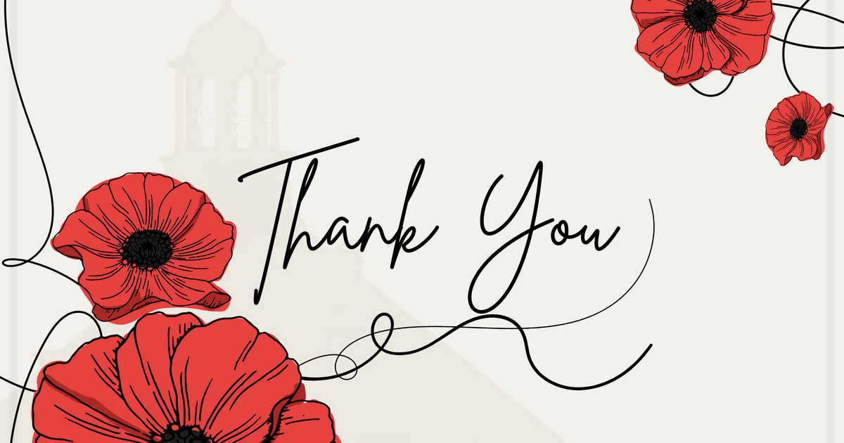 A Heartfelt Thank You for a Meaningful Remembrance