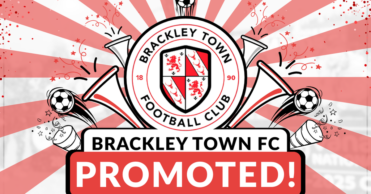 Brackley Town FC Promoted To National League!