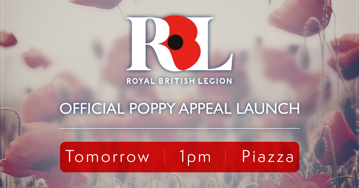 Official Poppy Appeal Launch Tomorrow