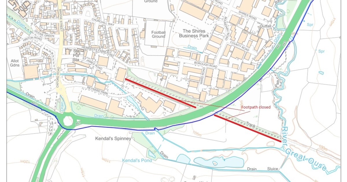 Footpath Closure - Herrieffs Farm Lane